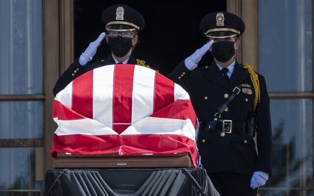 US Supreme Court justice Ruth Bader Ginsburg buried in private ceremony ...