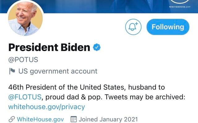 With Trump gone, Twitter gives Biden control of presidential account ...
