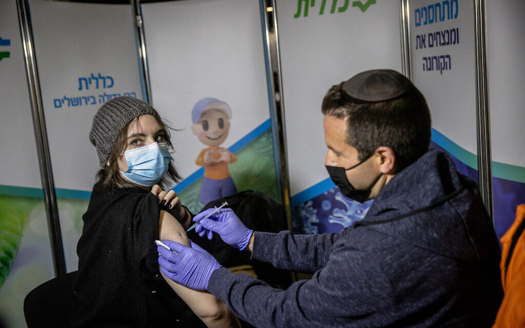Half of Israel's population has received at least one vaccine dose ...
