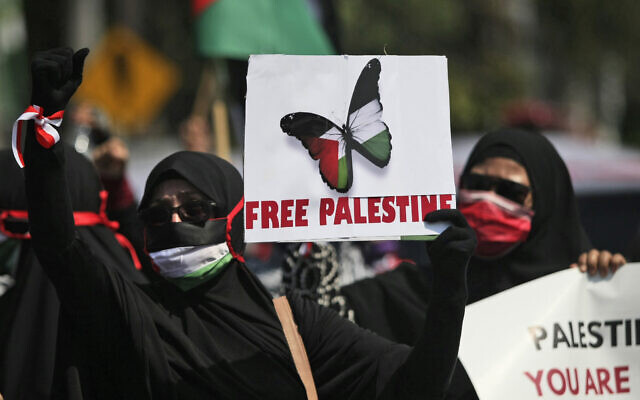 Hundreds in Indonesia protest against Israel outside US Embassy | The ...