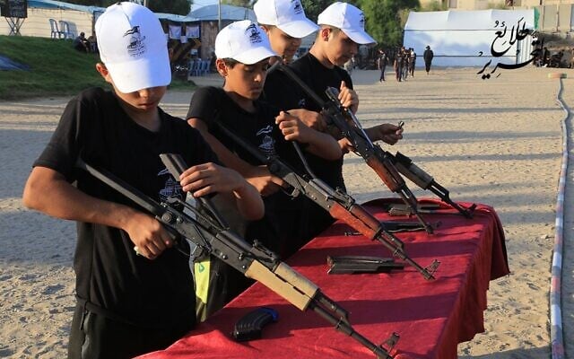 At annual summer camps, Hamas trains kids to fire guns, kidnap soldiers ...