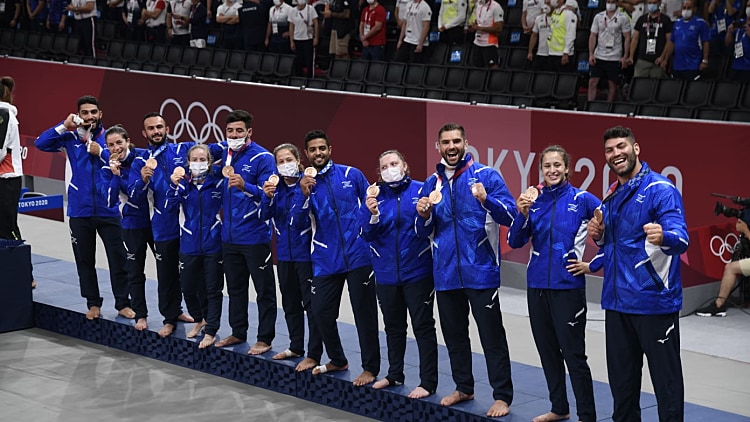 Mixed judo team wins bronze, 2nd medal for Israel at Tokyo Olympics ...
