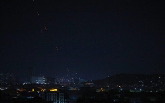 Taliban celebratory gunfire, fireworks lights up Kabul sky as US forces ...