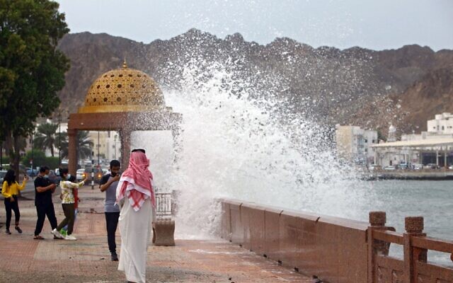 Powerful cyclone deluges Oman, Iran; at least 9 dead | The Times of Israel