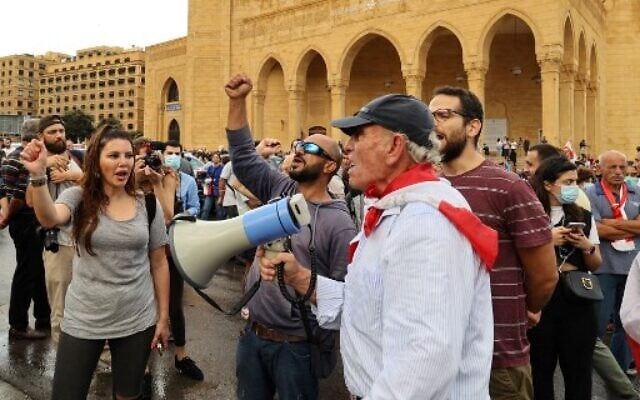 Small crowd marks second anniversary of Lebanon's protest movement ...