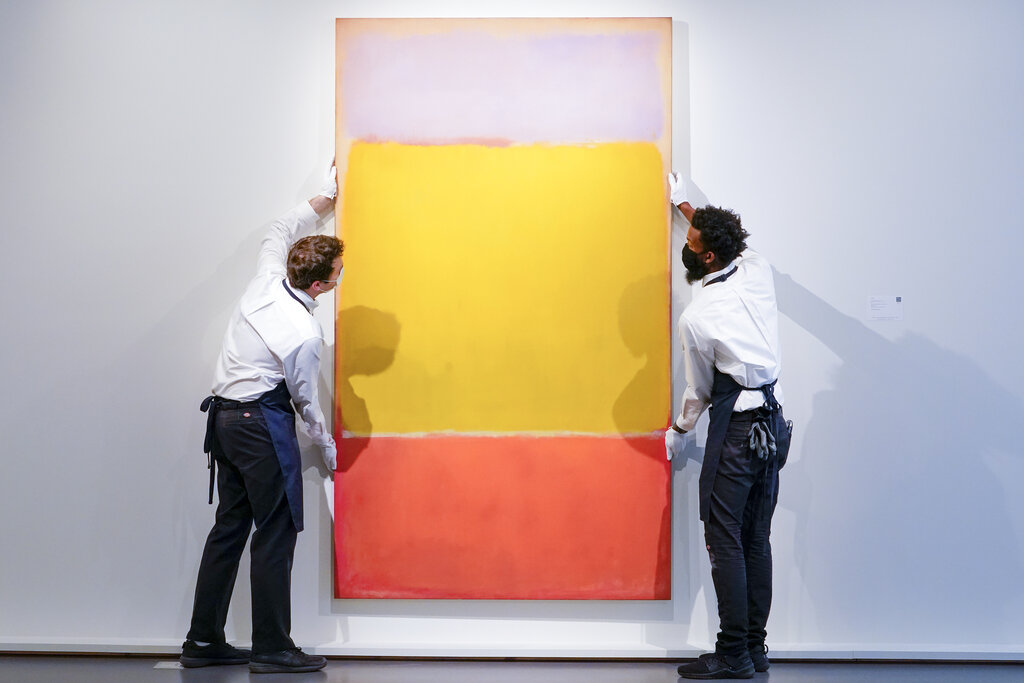Bitter divorce art auction raises $676 million in New York | The Times ...