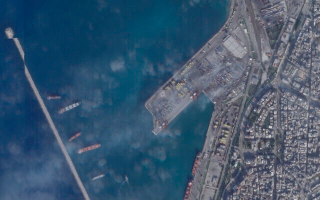 Satellite images show smoldering wreckage at Syria port after alleged ...