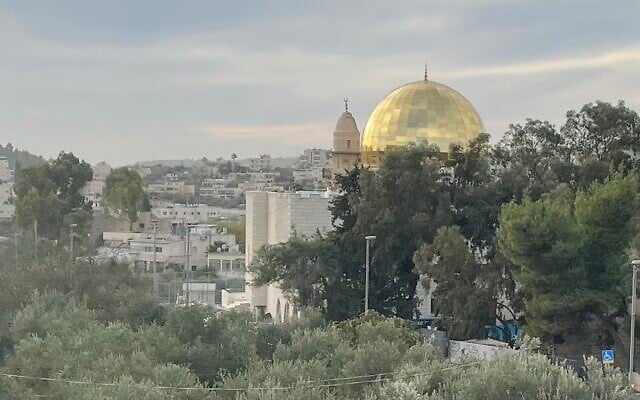 A new, second golden dome graces Jerusalem's skyline | The Times of Israel
