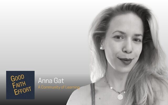Anna Gát on Building Communities of Learning | The Times of Israel