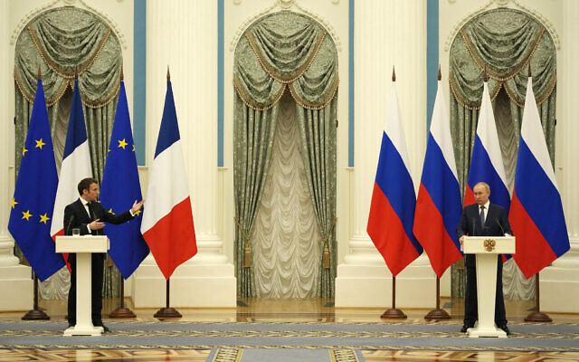 Macron heads to Kyiv after talking to Putin about Ukraine | The Times ...