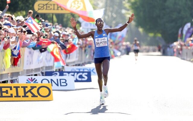 Israel's Lonah Chemtai Salpeter wins marathon bronze at World Athletics ...