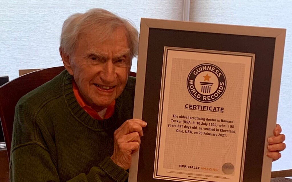 At 100, a Jewish doctor in Cleveland is the world’s oldest practicing ...