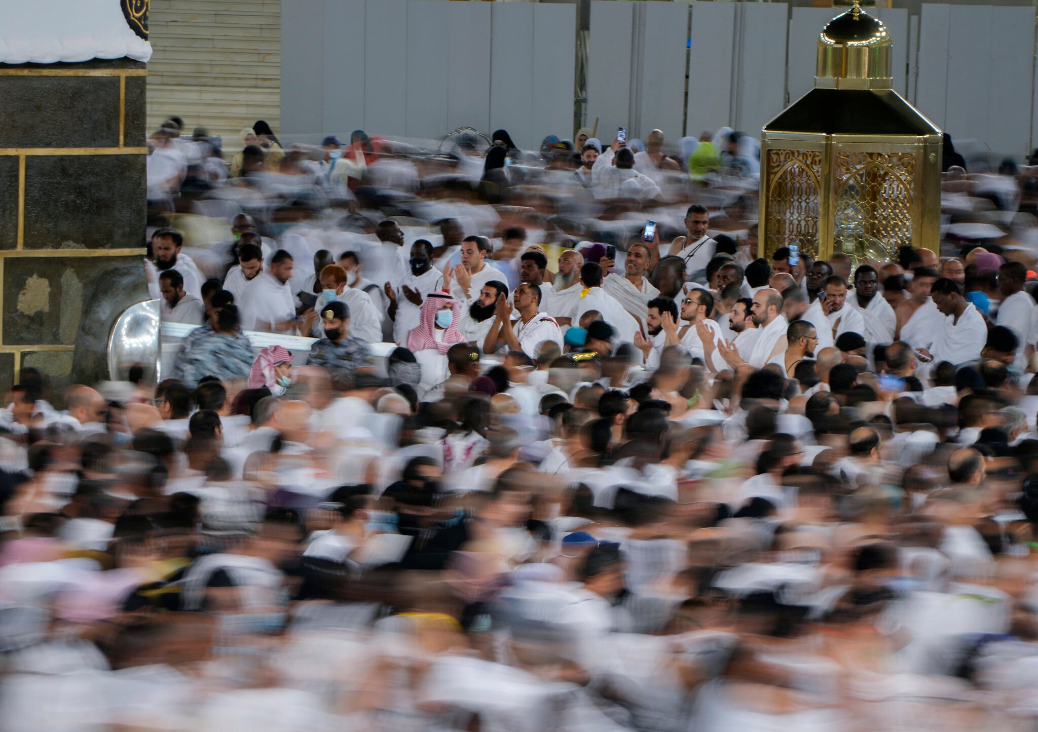 A hajj closer to normal: 1 million Muslims begin annual pilgrimage at ...