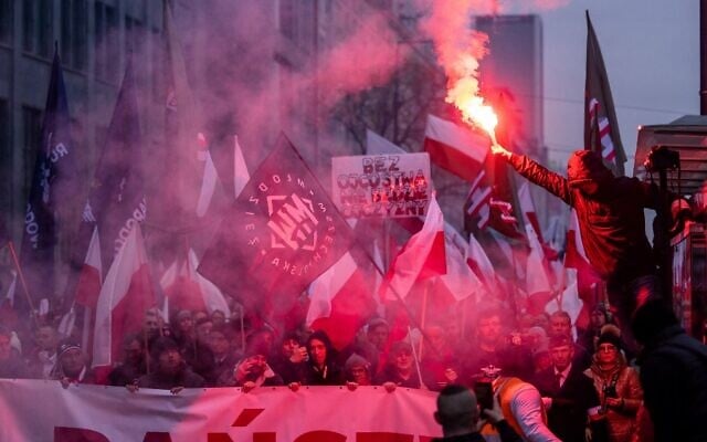 Ukraine features prominently as far-right Poles stage Independence Day ...