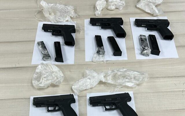 Security forces foil attempt to smuggle handguns from Jordan into ...