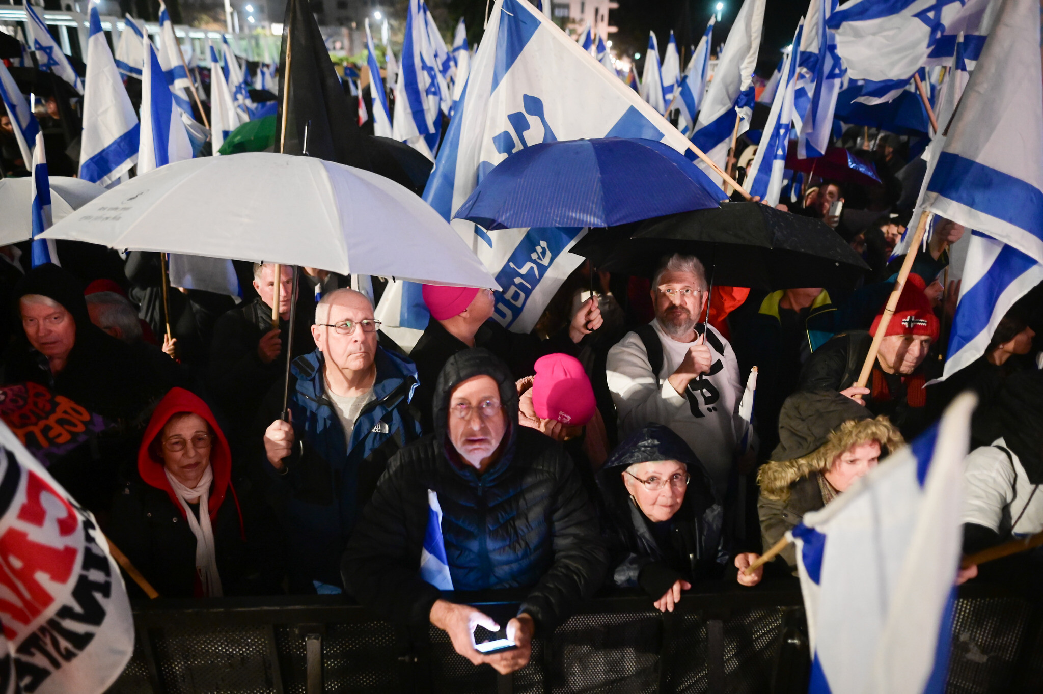 Daily Briefing Jan. 15: Umbrellas up at massive Tel Aviv protest; West ...