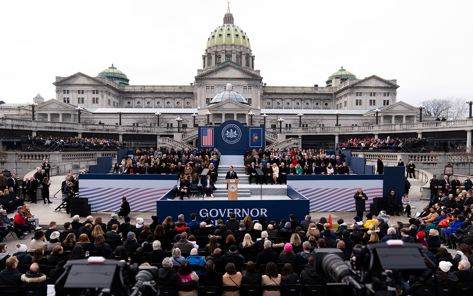 New Pennsylvania governor Josh Shapiro takes oath of office on Hebrew ...