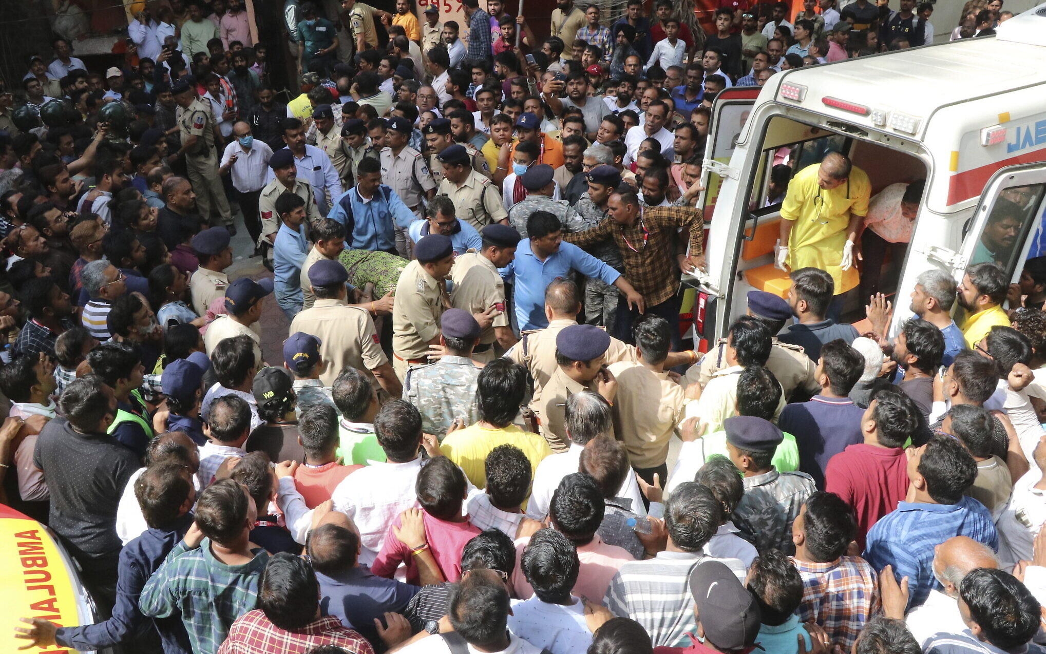 35 bodies recovered from well after structure collapses at Indian ...