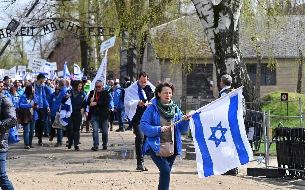 At Auschwitz March of the Living, displays of Jewish unity in a sea of ...