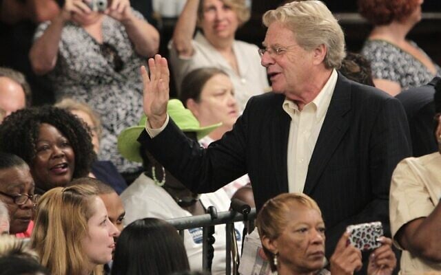 Jerry Springer, son of Jewish refugees whose talk show was known for ...