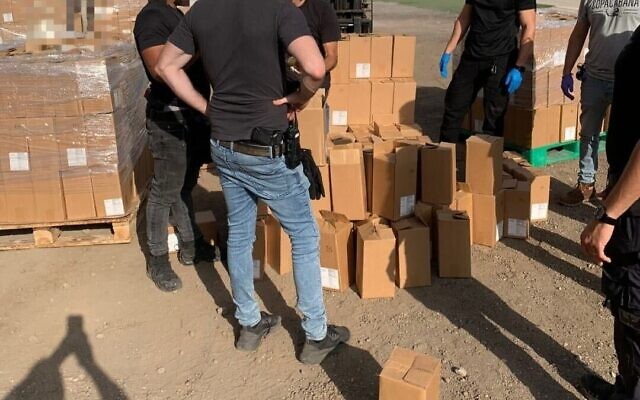 Police bust drug ring smuggling large cocaine haul disguised as almond ...