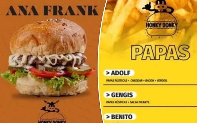 Argentina fast food joint drops 'Anne Frank burger,' 'Hitler fries ...