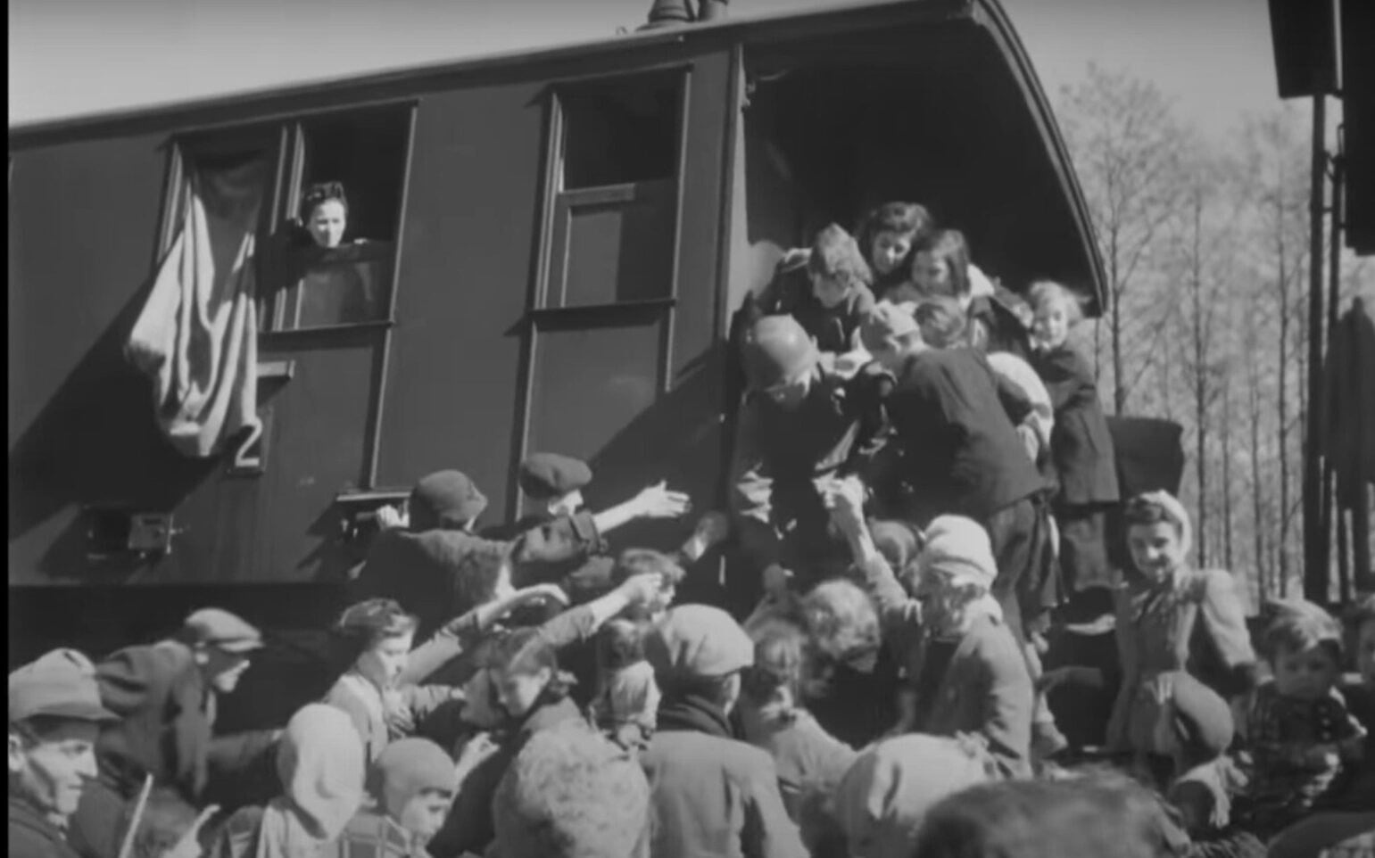 Newly found video shows moments US troops saved thousands of Jews from ...