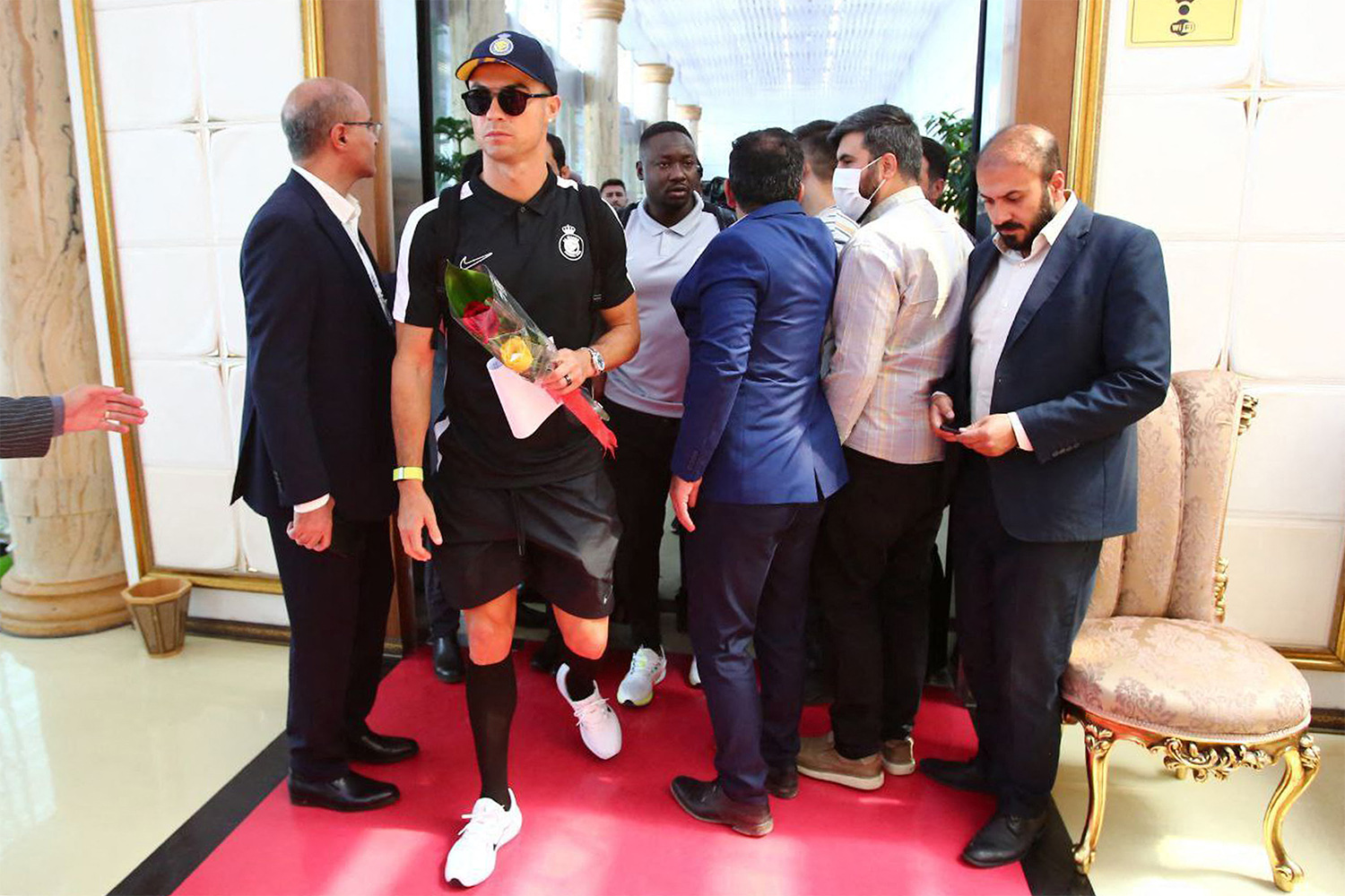 Iranian soccer fans delight as Ronaldo's Saudi team arrives in Tehran ...
