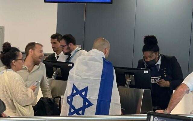 On El Al flight from New York, many young men planning to join the ...