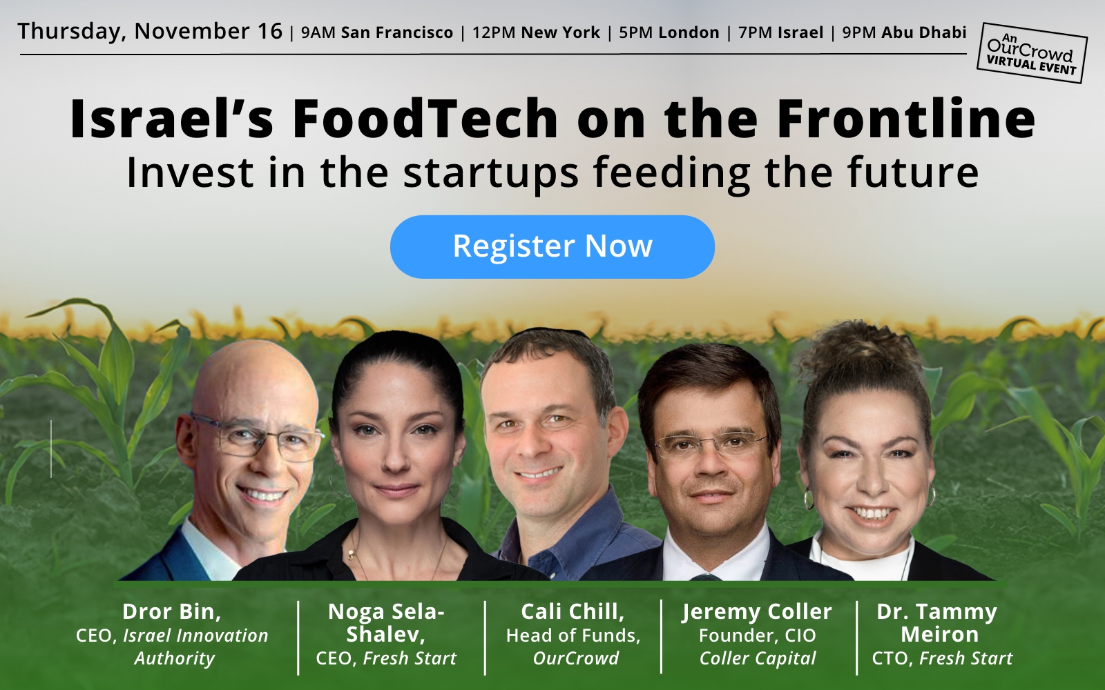 Meet the CEOs developing FoodTech on Israel’s frontline | The Times of ...