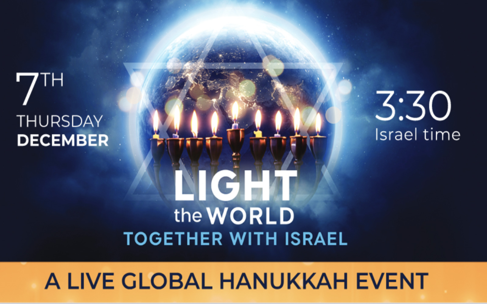 On December 7th, we banished the darkness of October 7th together | The ...