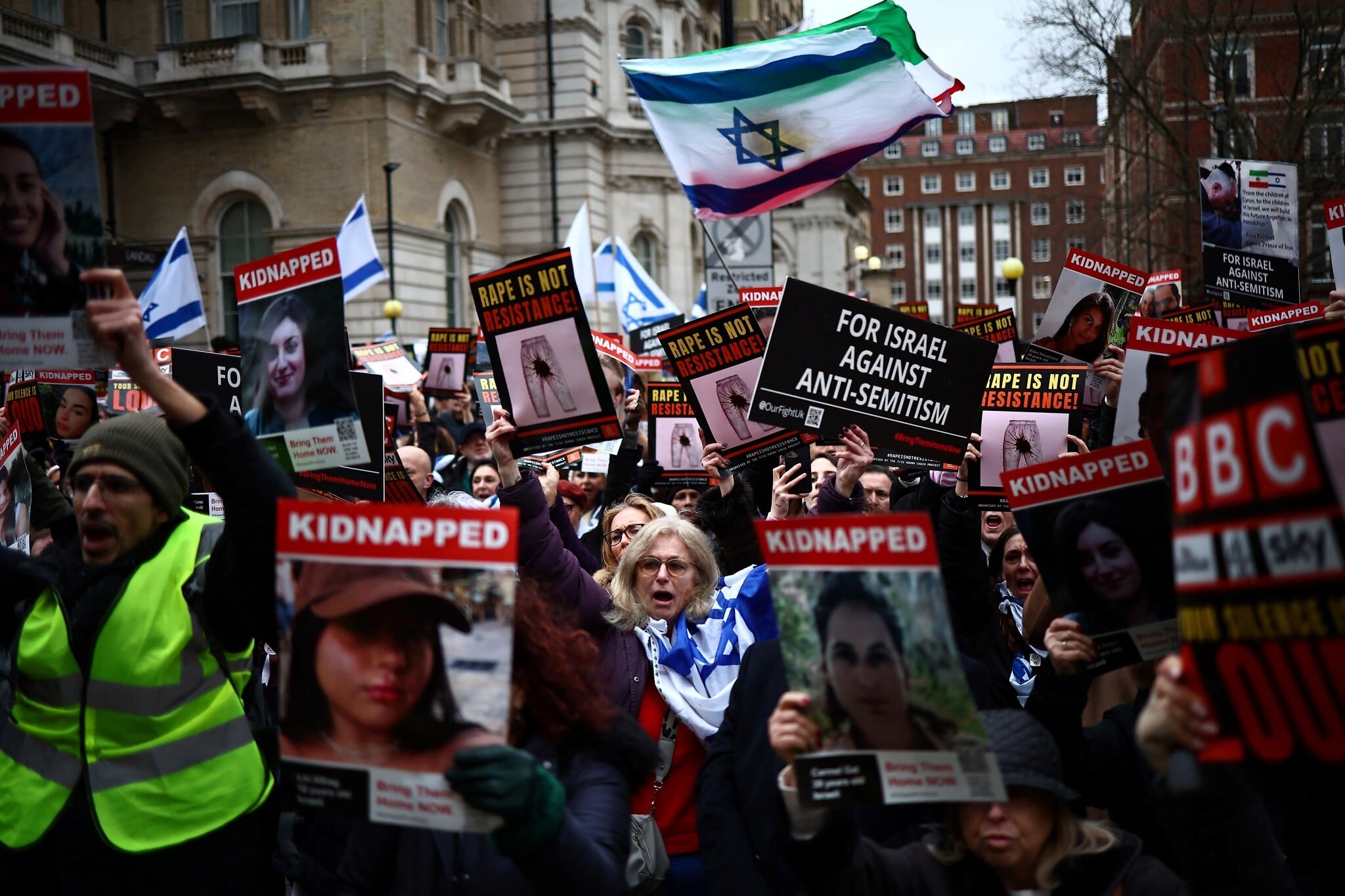 'Rape is not resistance': London rally calls for release of women held ...