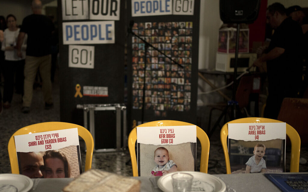 Israelis grapple with Passover theme of freedom as hostages languish in ...