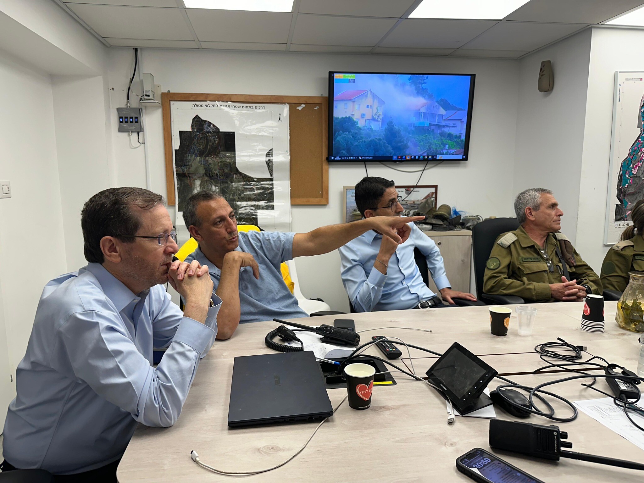 Herzog visits Israel's northernmost town, vows evacuated residents will ...