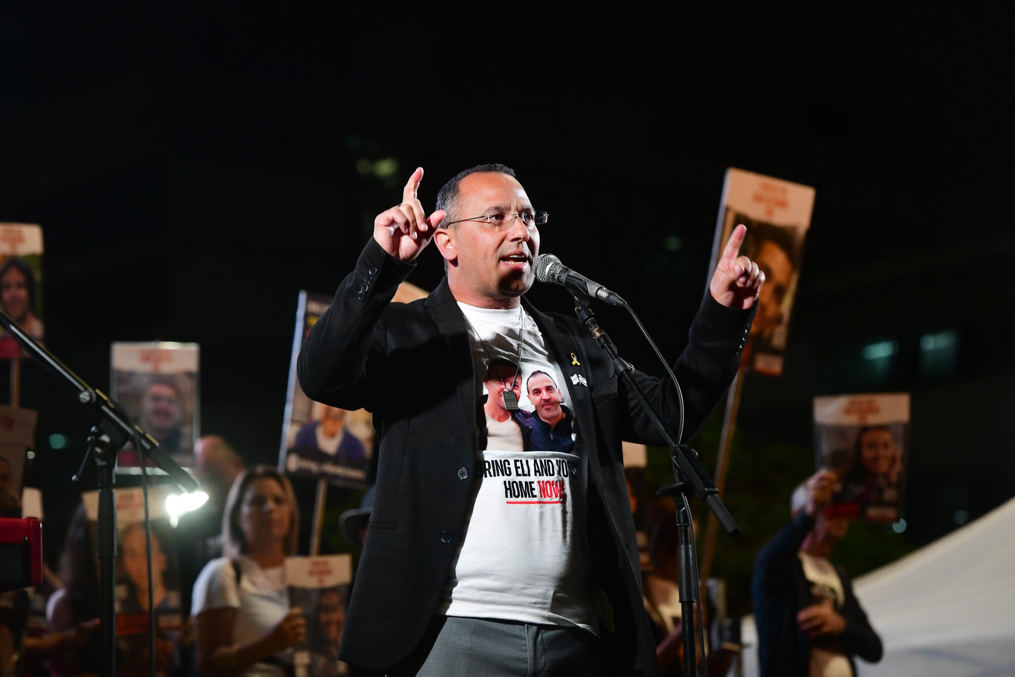 Sharon Sharabi, brother of former hostages Eli and Yossi, joins Yisrael ...