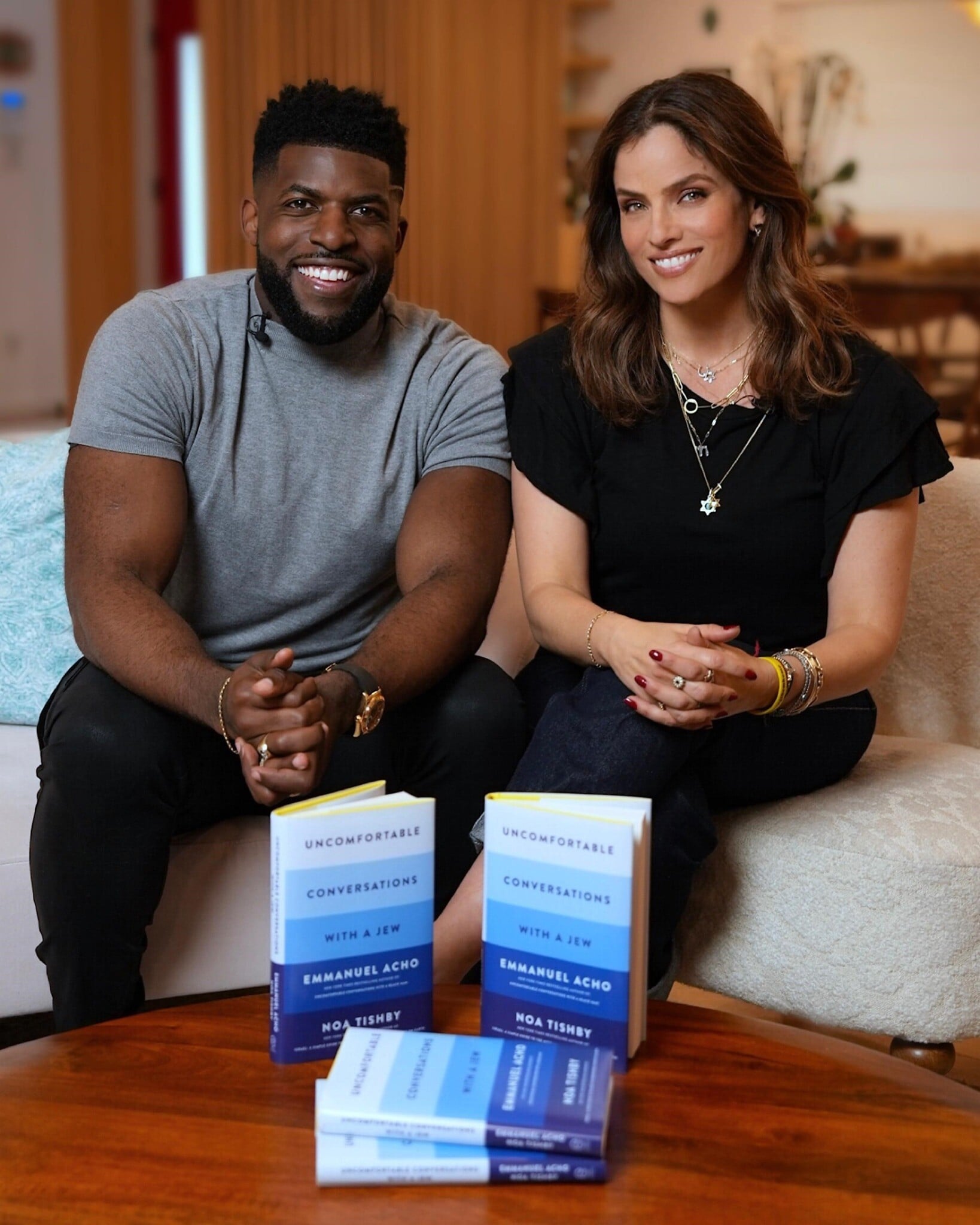 Noa Tishby and Emmanuel Acho discuss their candid new book on Black ...