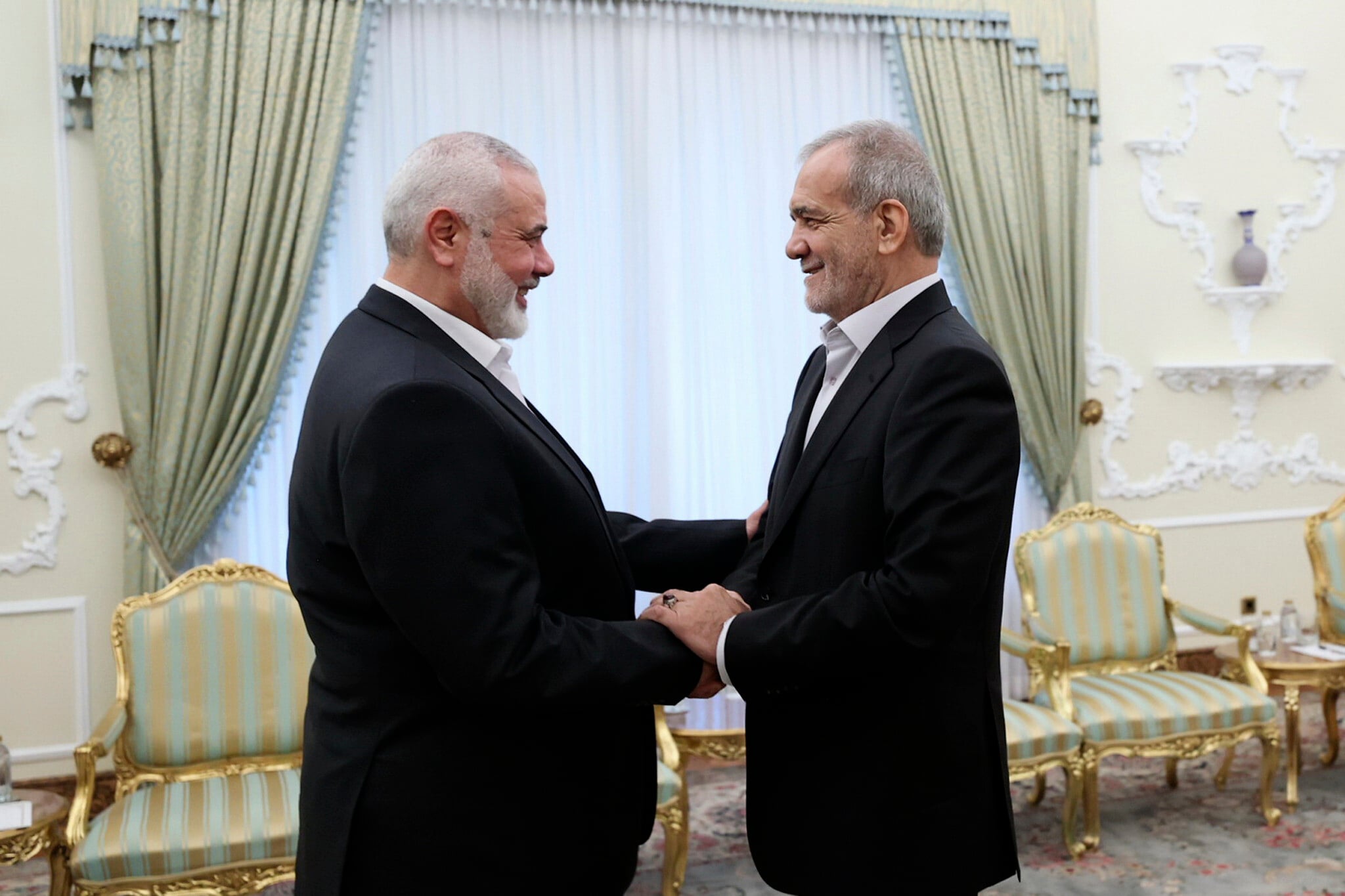 Iran's new president sworn in at parliament as heads of Hamas, Islamic ...