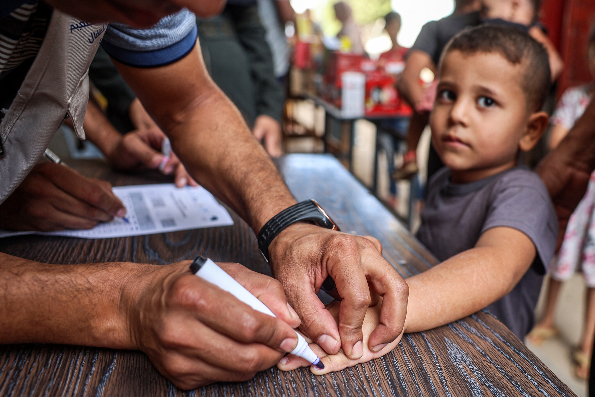 WHO hails success of polio 1st phase vaccination campaign in Gaza | The ...