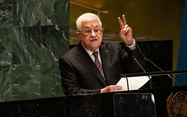 UN to let Abbas speak via video after US barred him from attending General Assembly | The Times ...
