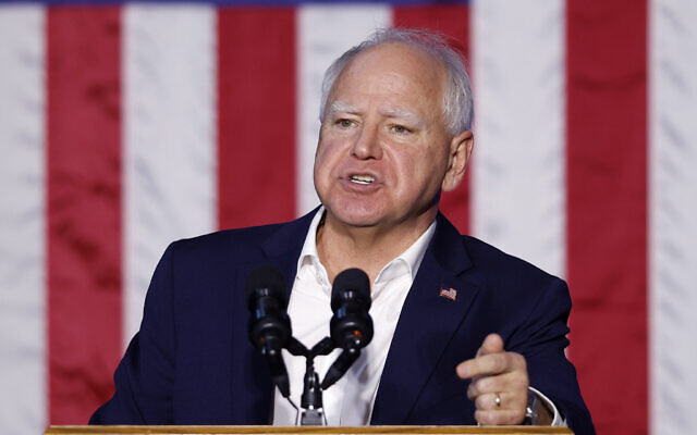 Democrat VP candidate Walz meets families of US hostages held in Gaza ...