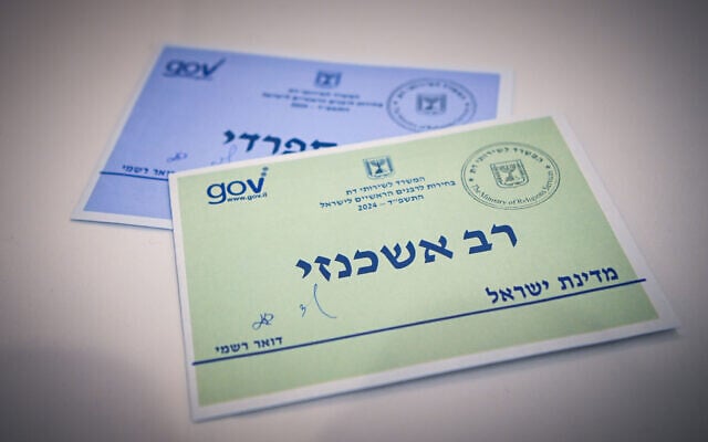 Following inconclusive vote, AG demands second round in chief rabbi ...