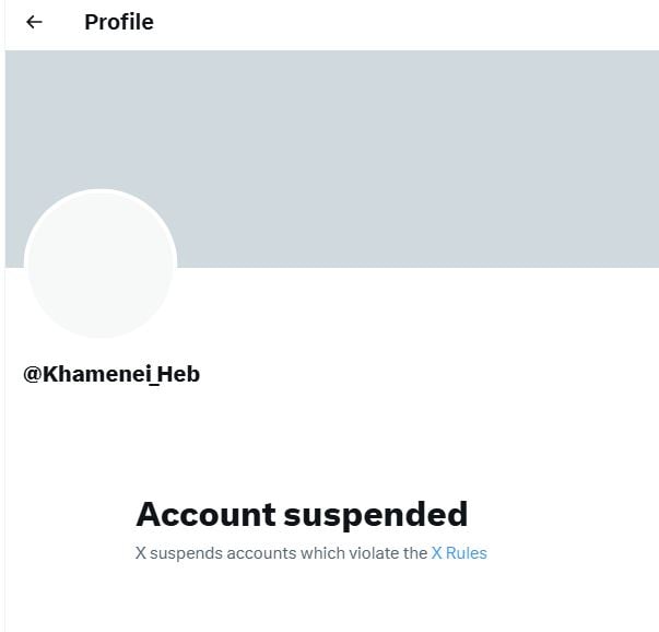 Social media platform X suspends Hebrew account of Iran supreme leader ...