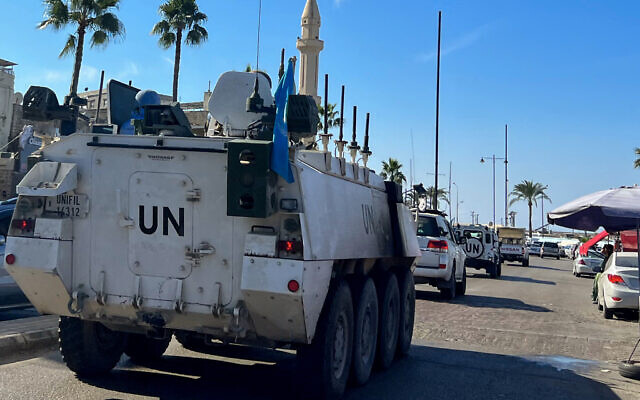 IDF says Hezbollah behind attacks on two UNIFIL bases today in Lebanon ...