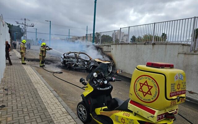 Woman in moderate-serious condition after apparent car explosion in Lod ...