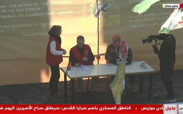 Red Cross signs documents for release of hostage Agam Berger | The ...