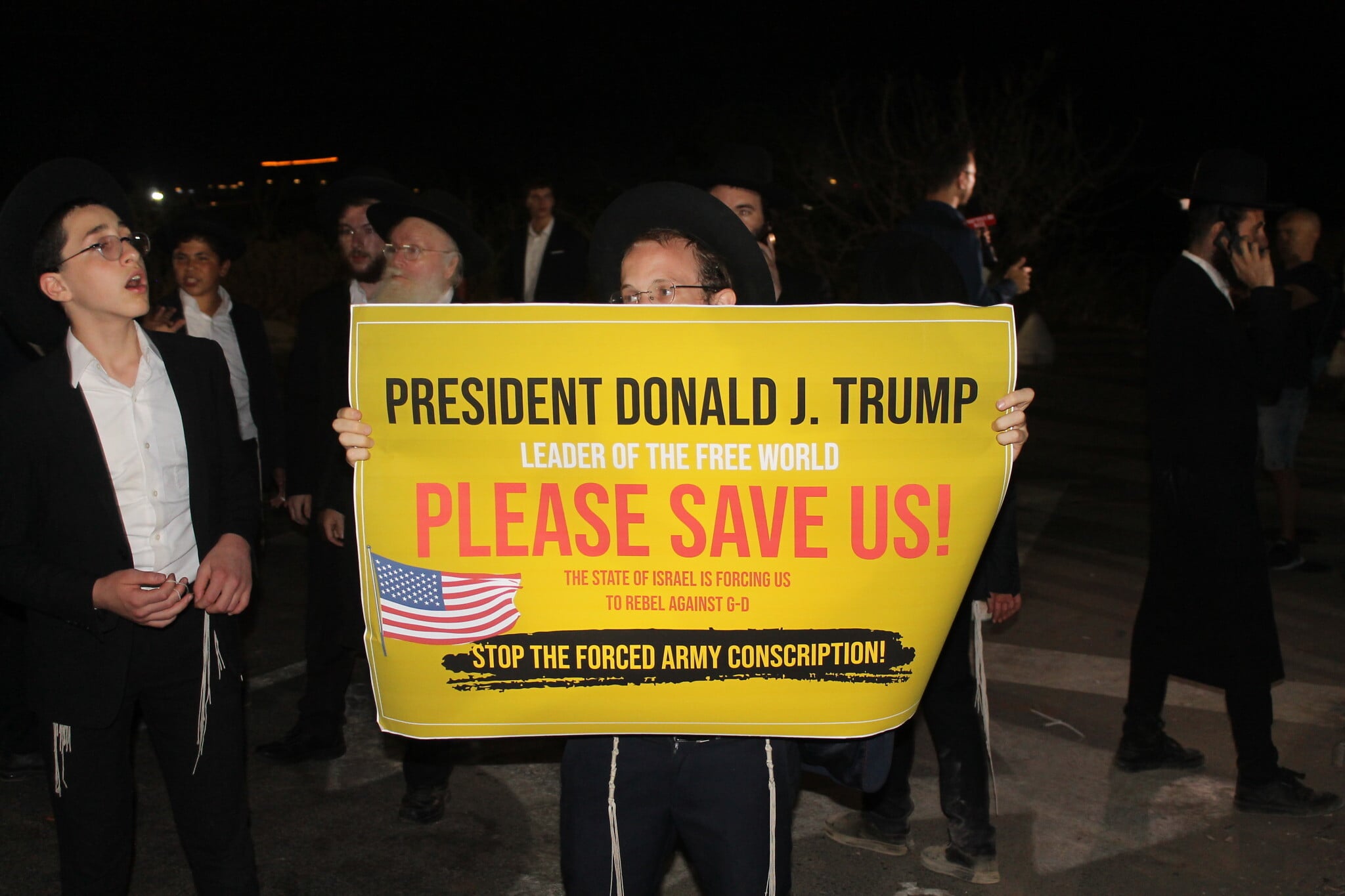 'Free the hostages': Hundreds of Haredim protest outside prison holding ...