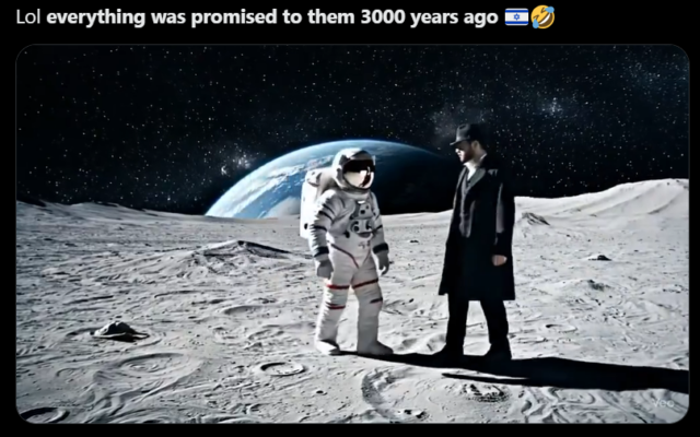 New antisemitic meme has Jews claiming items 'promised 3,000 years ago ...