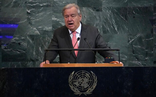 UN chief warns global body at risk of 'imminent financial collapse ...