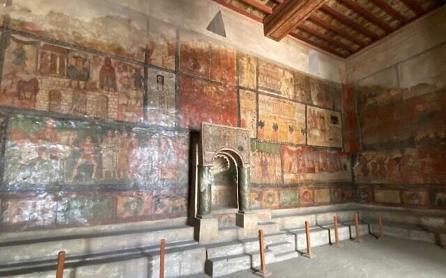 After years of war, world’s oldest synagogue paintings seen intact in ...