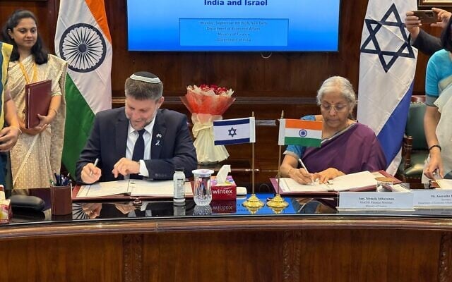 Israel and India ink bilateral investment deal in New Delhi to foster ...